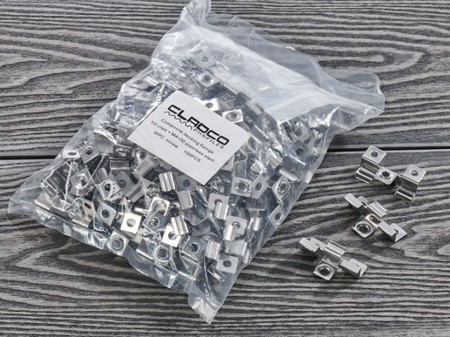 Cladco Decking Stainless Steel Clips & Screws (Pack of 100) | Totem Timber